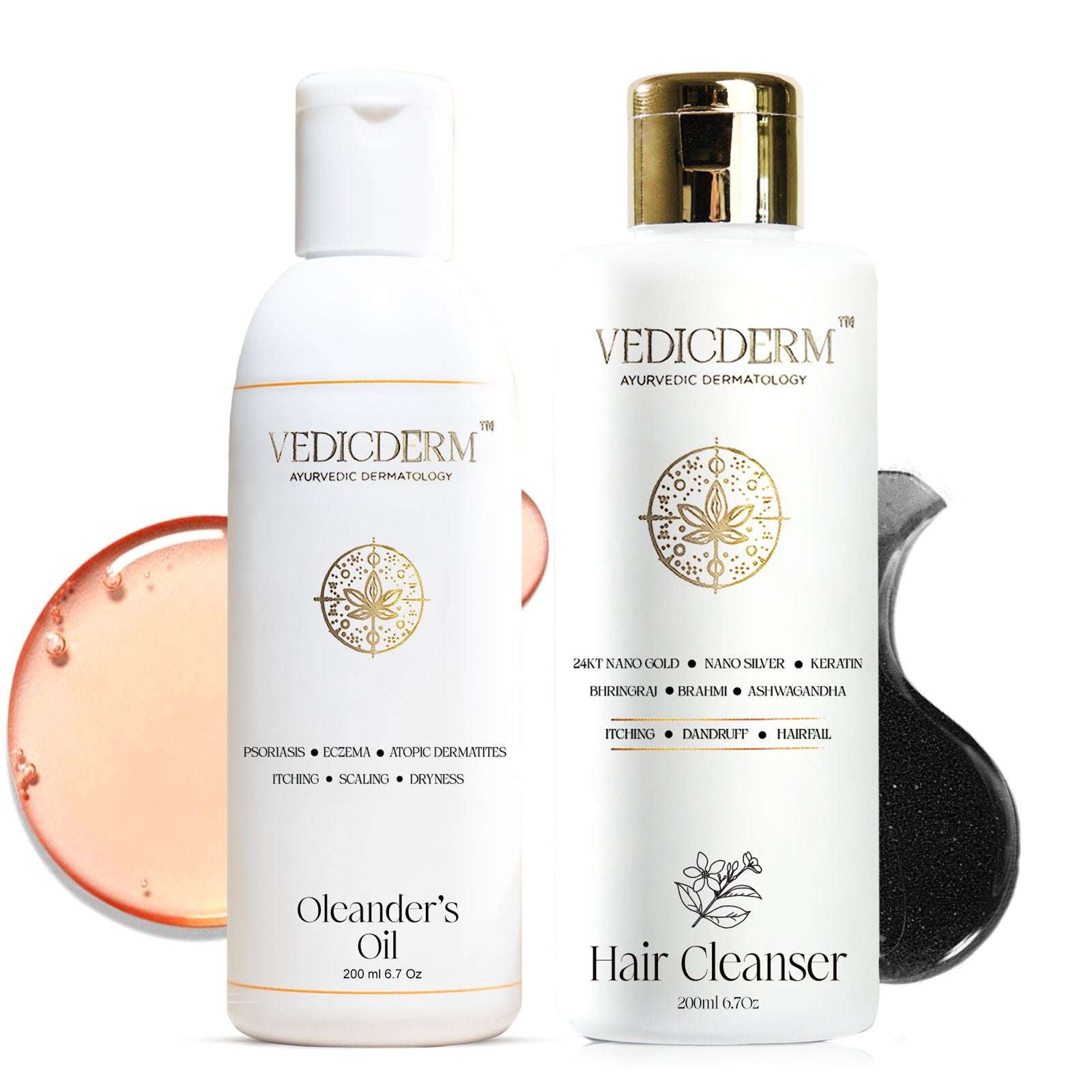 Sensitive Scalp Bundle for Psoriasis, Dandruff, & Itchy Scalp – VEDICDERM