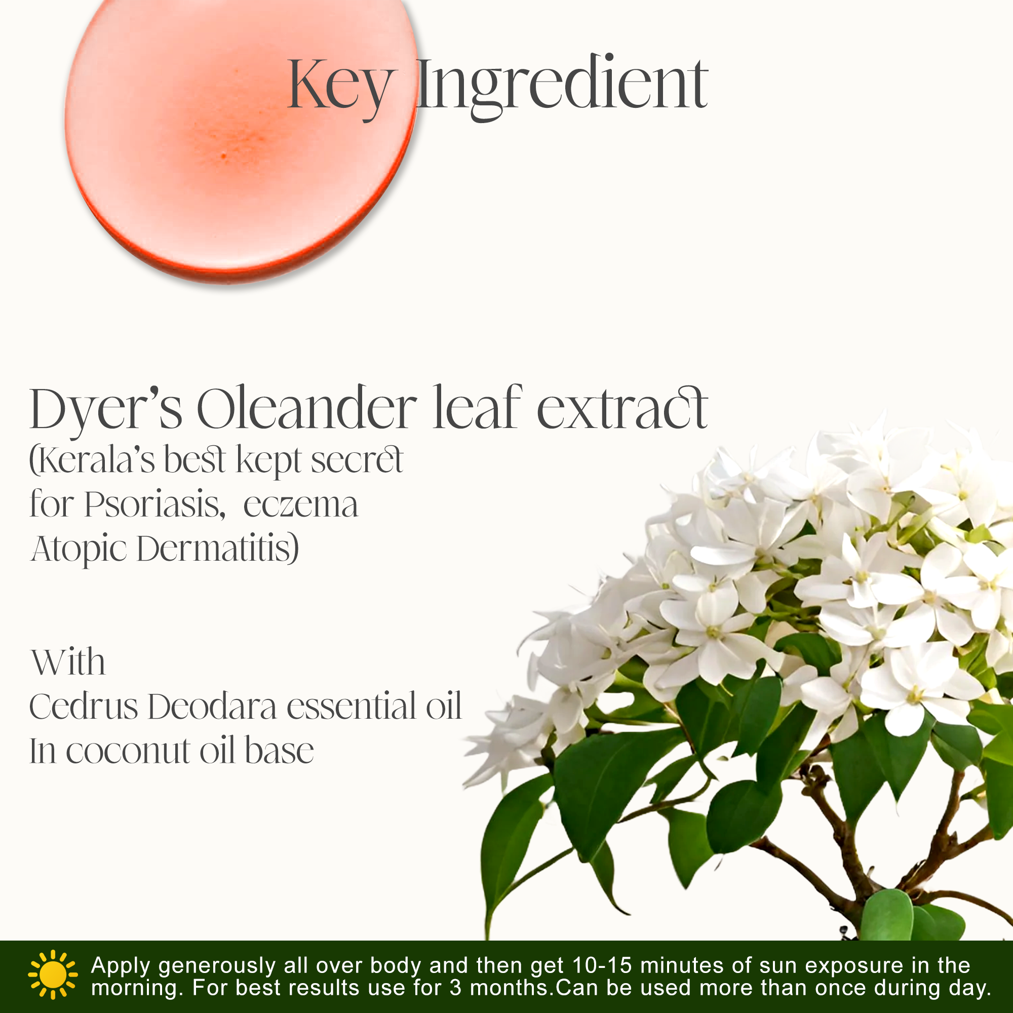 Oleander's Oil for Psoriasis, Eczema, Atopic Dermatitis – VedicDerm ...